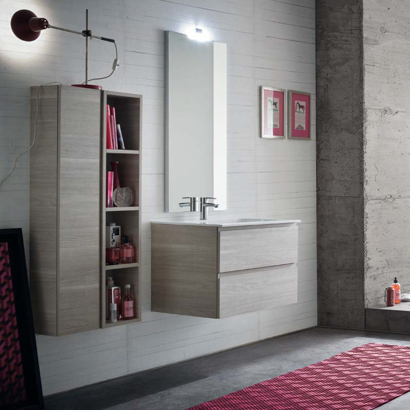 K25 33 - Mobile luxury arredo bagno L 187,4+185 x P 51/51 cm ...